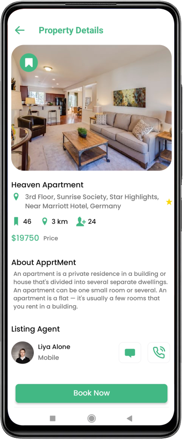 Property Listing - Real Estate | Property Booking | Buy & Sale & Rental React Native iOS/Android ...